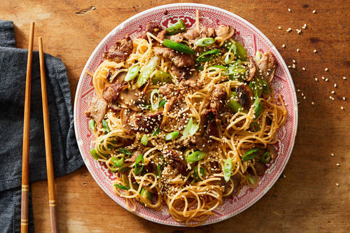 Hamburger Beef Yakisoba